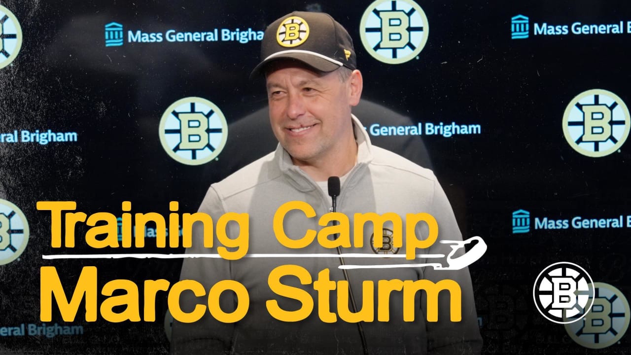 Press Room: Marco Sturm | Boston Bruins