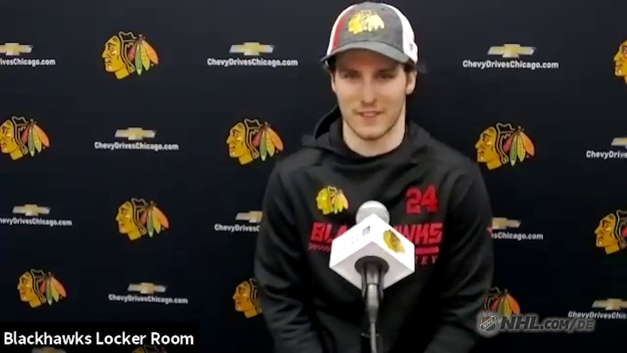 Suter über seinen Hattrick | Chicago Blackhawks