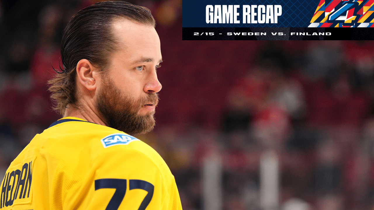 Hedman central again but Sweden falls to Finland in overtime at 4 ...