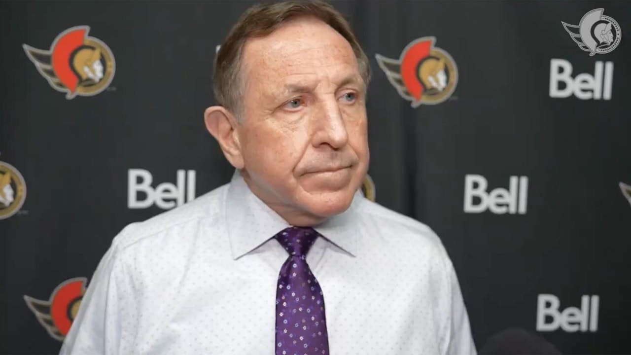 Jacques Martin Pregame vs CHI | Ottawa Senators