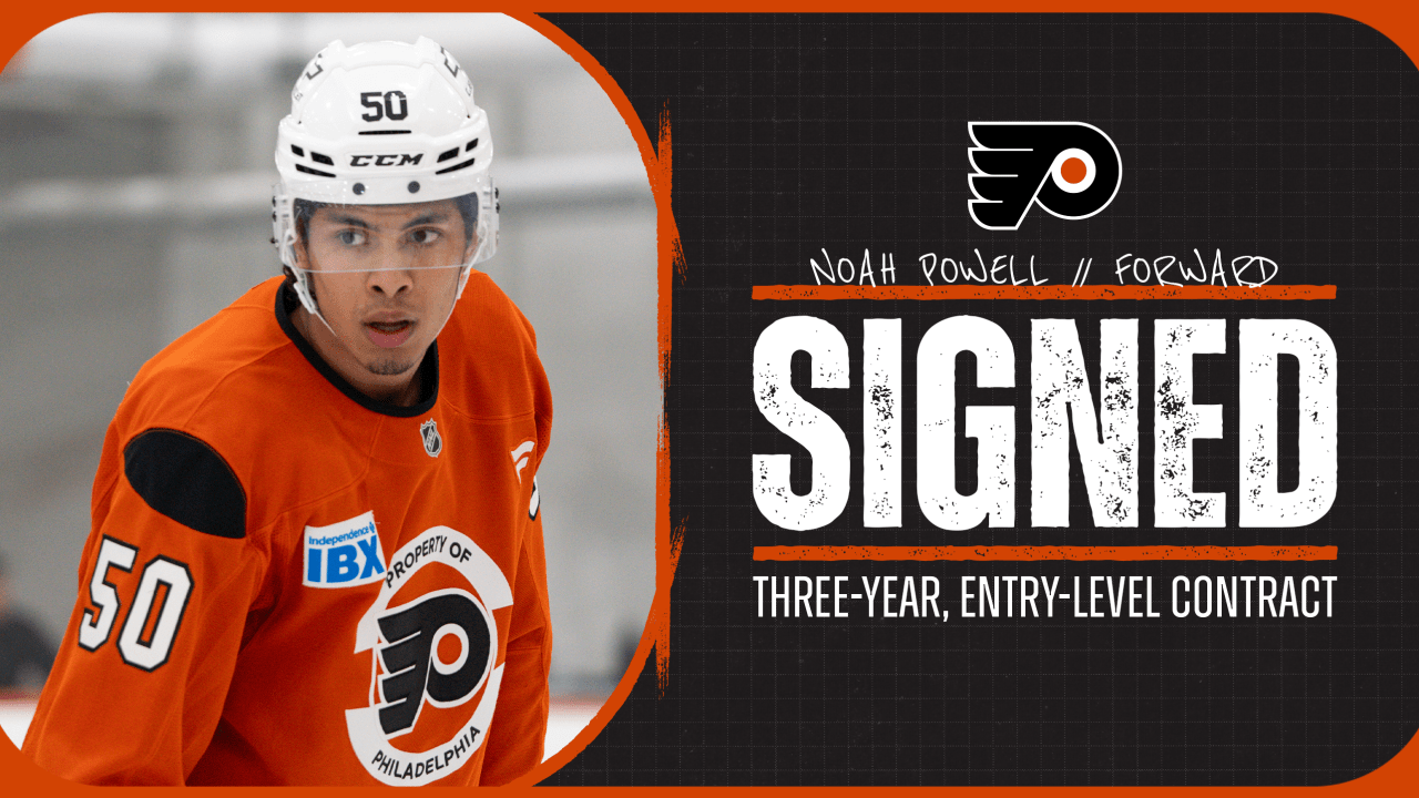 Flyers Sign Noah Powell to Entry-Level Contract | Philadelphia Flyers