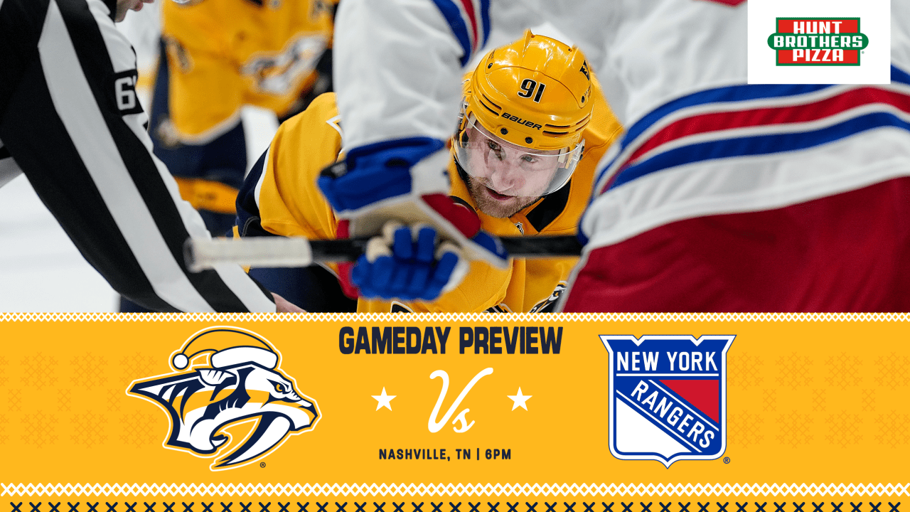 GAME DAY: Rangers vs. Preds, December 21 | Nashville Predators