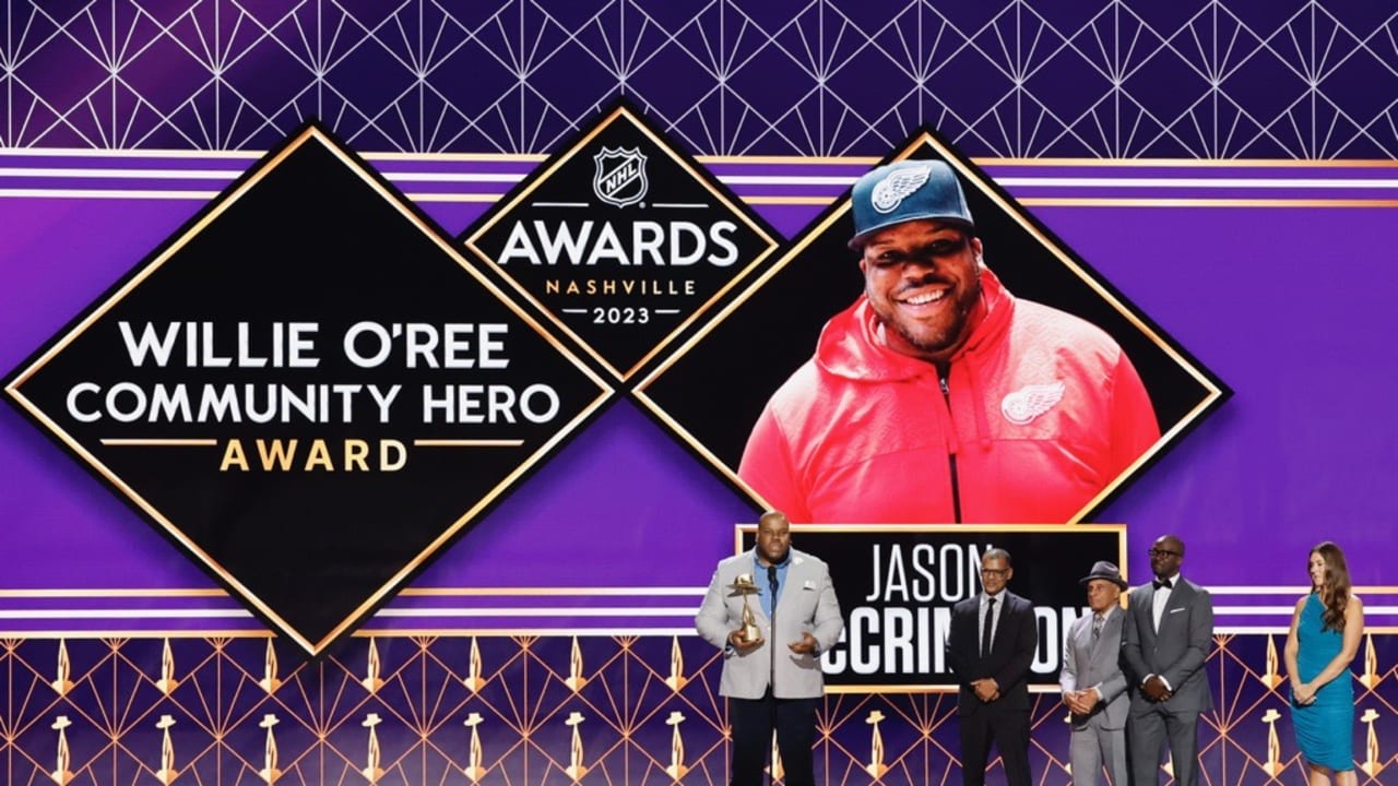 Jason McCrimmon 'very blessed' to win Willie O'Ree Award | Detroit Red ...
