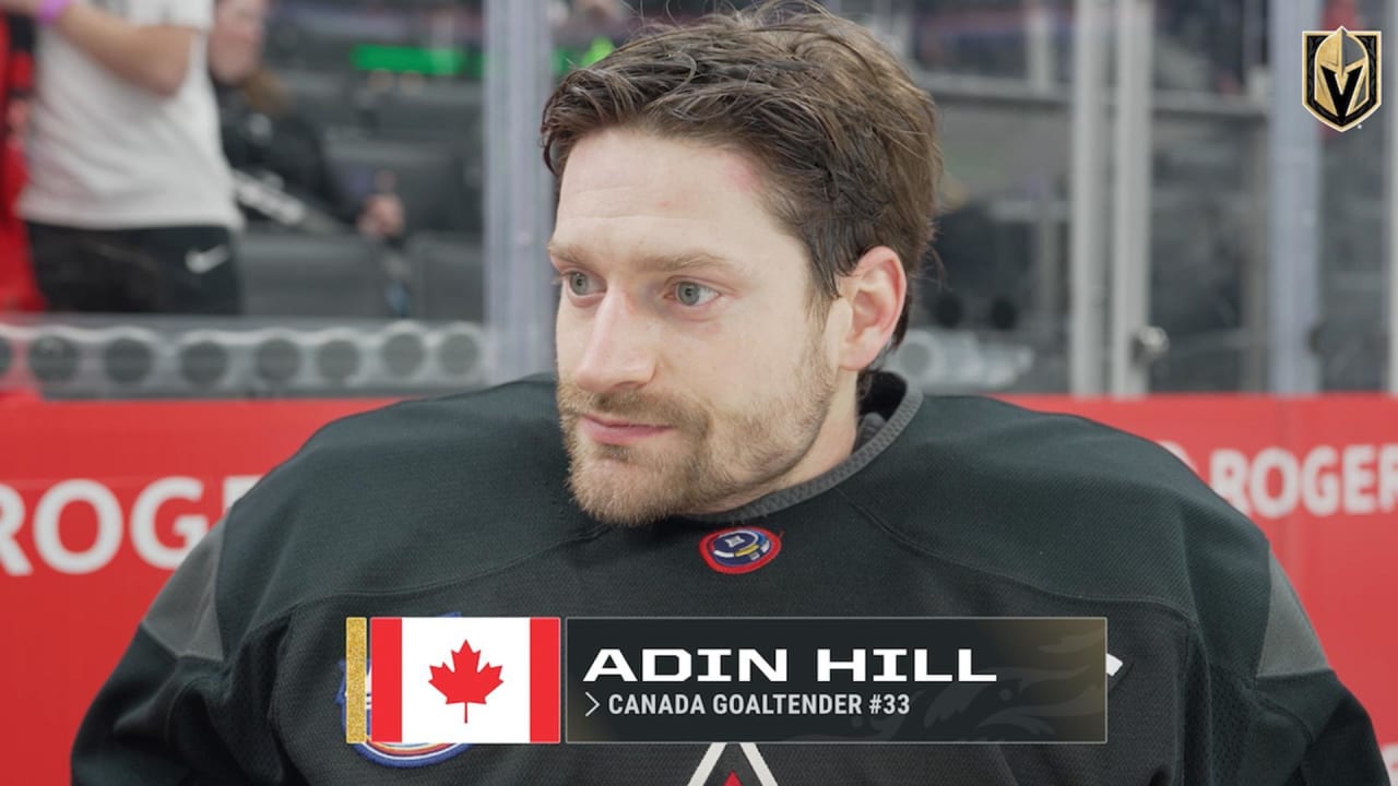 Adin Hill 4Nations Post-Practice 2/16 | Vegas Golden Knights