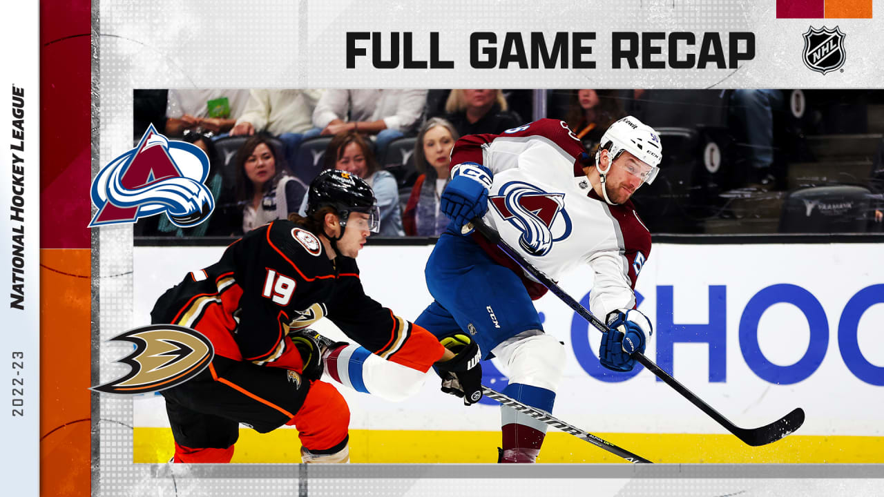 Recap: COL 5, ANA 4 - OT | Colorado Avalanche
