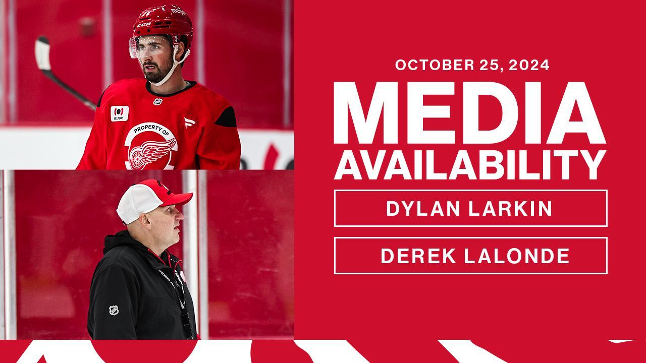 Dylan Larkin & Derek Lalonde Media | Detroit Red Wings