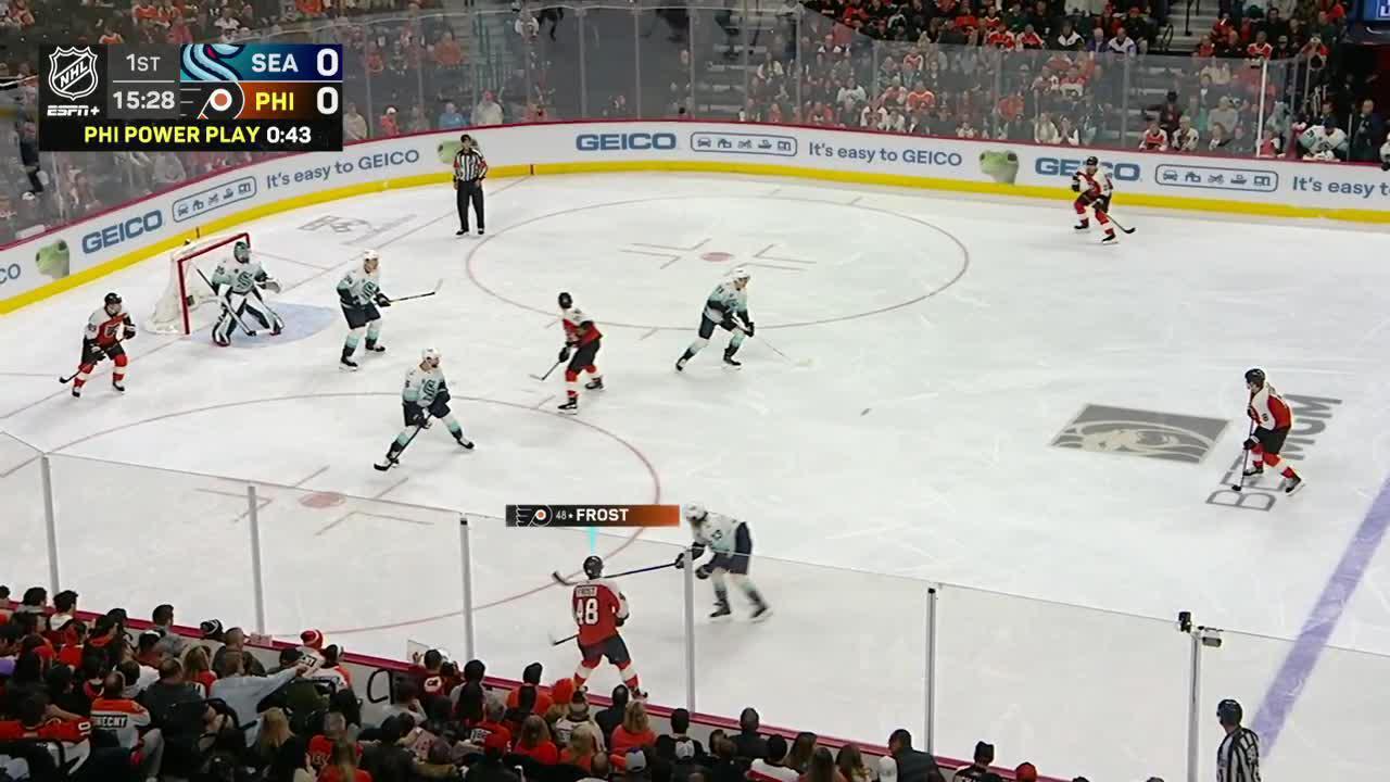 Scott Laughton with a Goal vs. Seattle Kraken | NHL.com