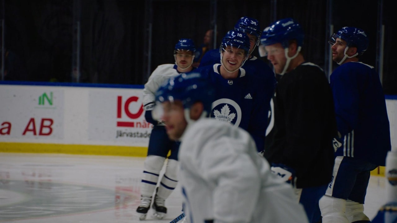 Maple Leafs practice in Sweden | NHL.com