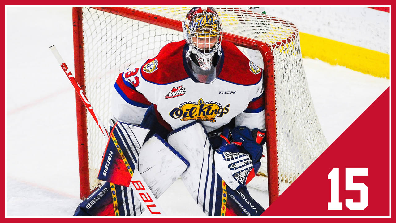 Detroit selects goalie Sebastian Cossa with 15th pick at 2021 NHL Draft ...