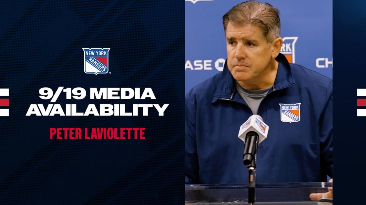 Preseason: Laviolette | New York Rangers