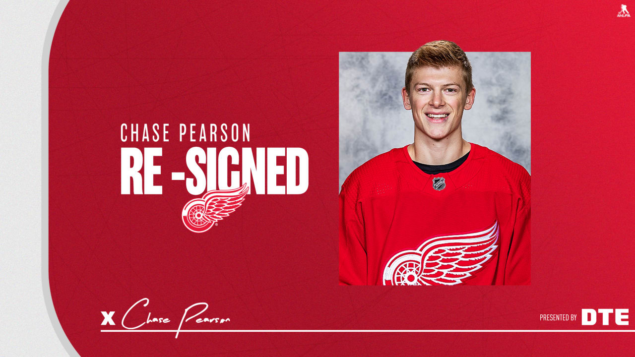 Detroit re-signs Chase Pearson to one-year deal | Detroit Red Wings