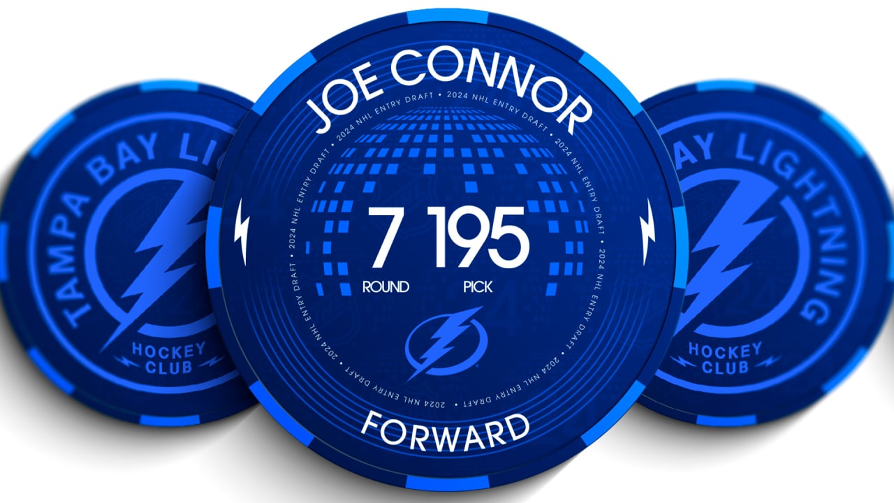 Lightning select F Joe Connor with the 195th overall pick in the 2024 ...