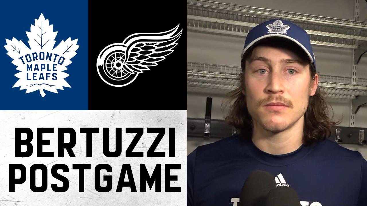 Tyler Bertuzzi | Post Game | Toronto Maple Leafs