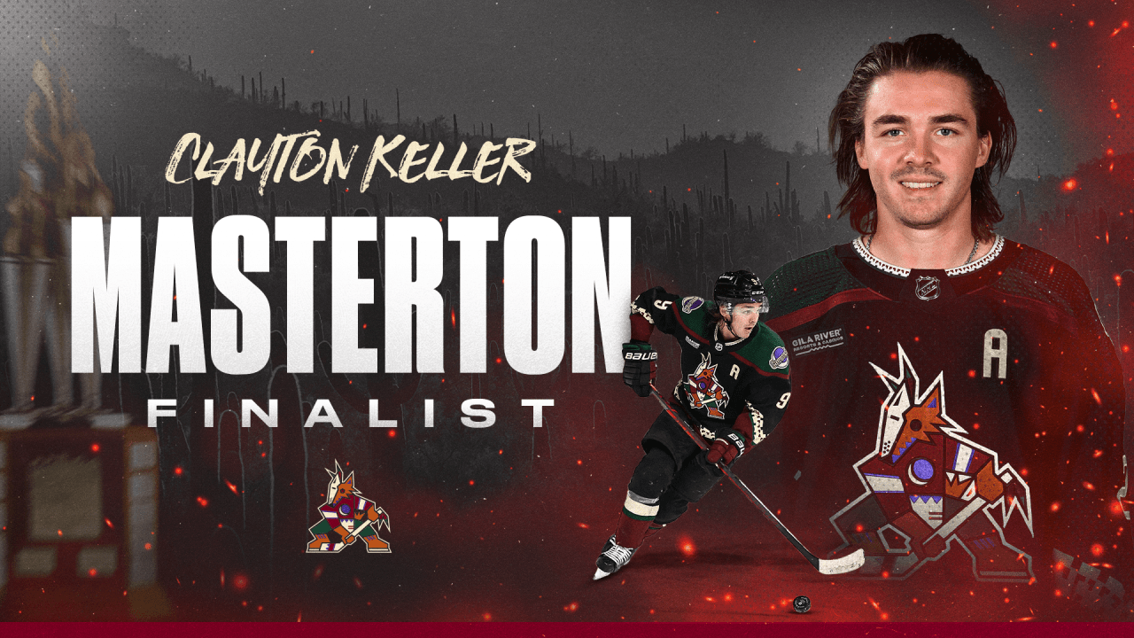 Keller Selected as Finalist For 2022-23 Bill Masterton Trophy | NHL.com
