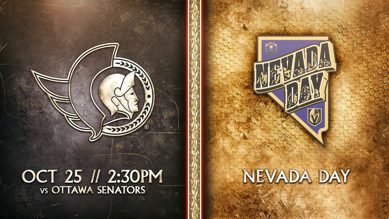 VGK Announce Plans for Nevada Day Celebration on October 25 | Vegas ...