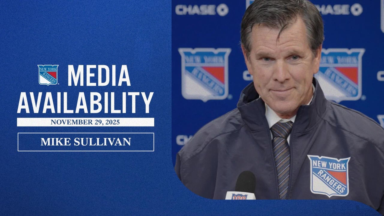 Pregame: Mike Sullivan | New York Rangers