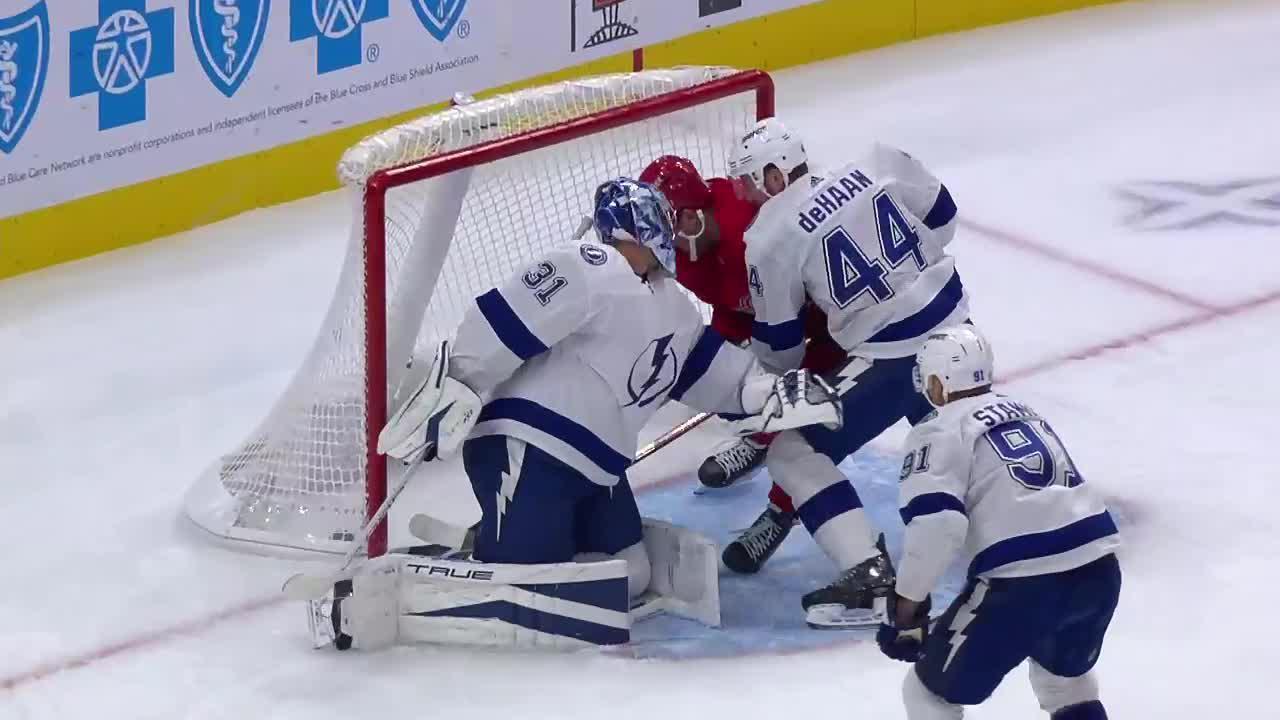 Daniel Sprong with a Goal vs. Tampa Bay Lightning | Detroit Red Wings