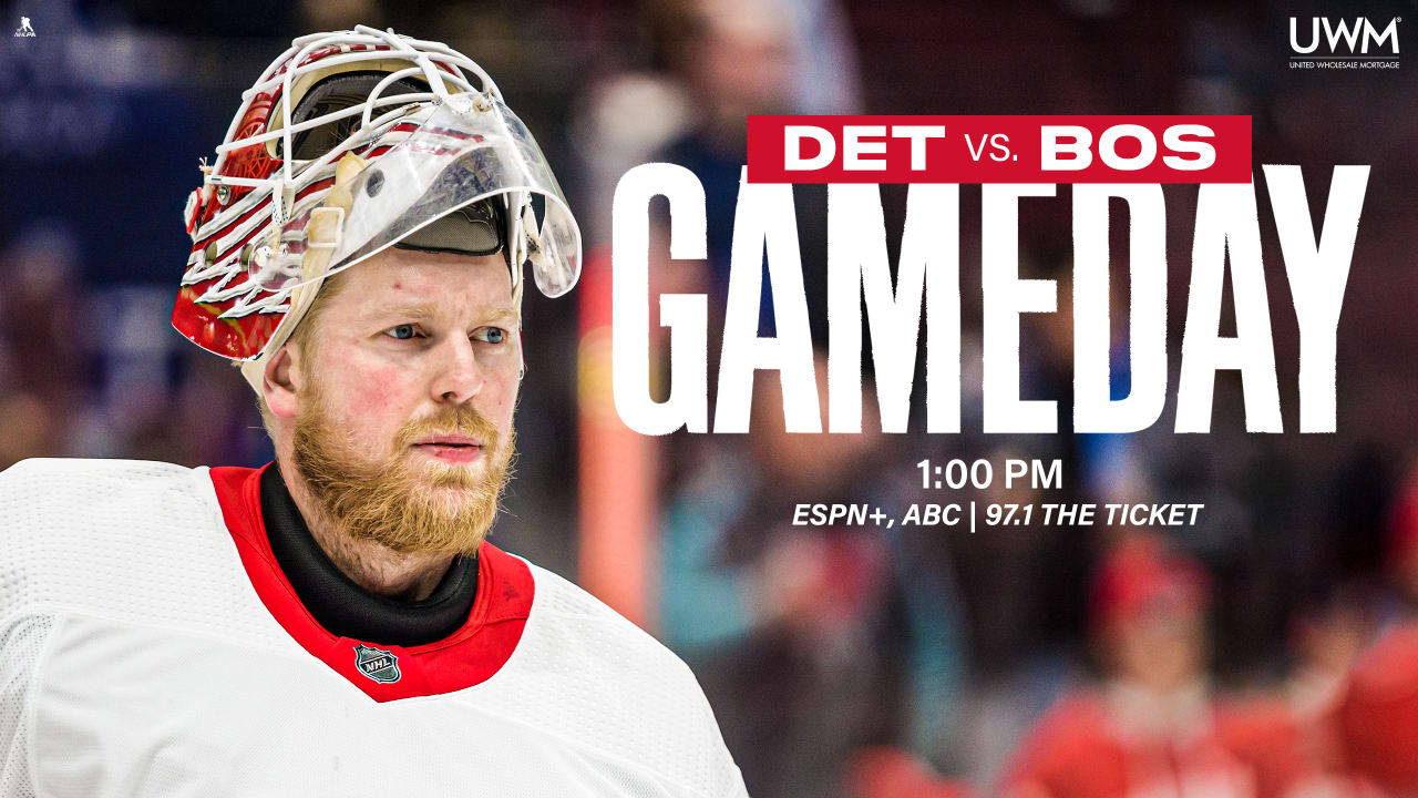 PREVIEW: Red Wings kick off matinee weekend Saturday at Bruins ...