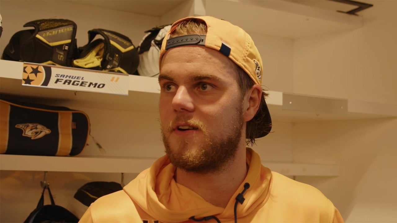 Postgame: SJS vs. NSH, Fagemo | Nashville Predators