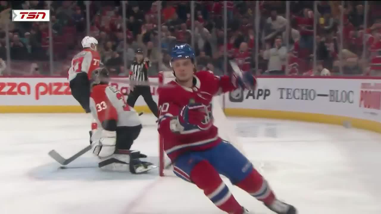 Slafkovsky completes hat trick | NHL.com