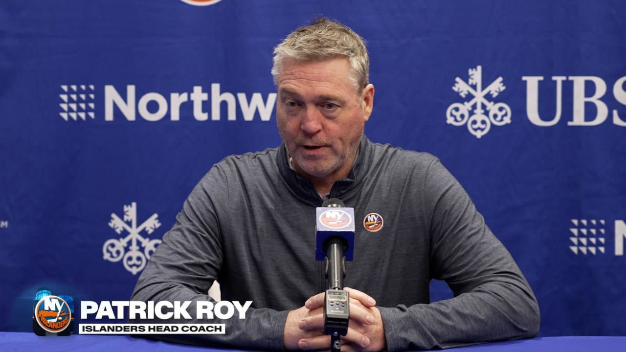 NYI vs NYR 4/9: Patrick Roy | New York Islanders