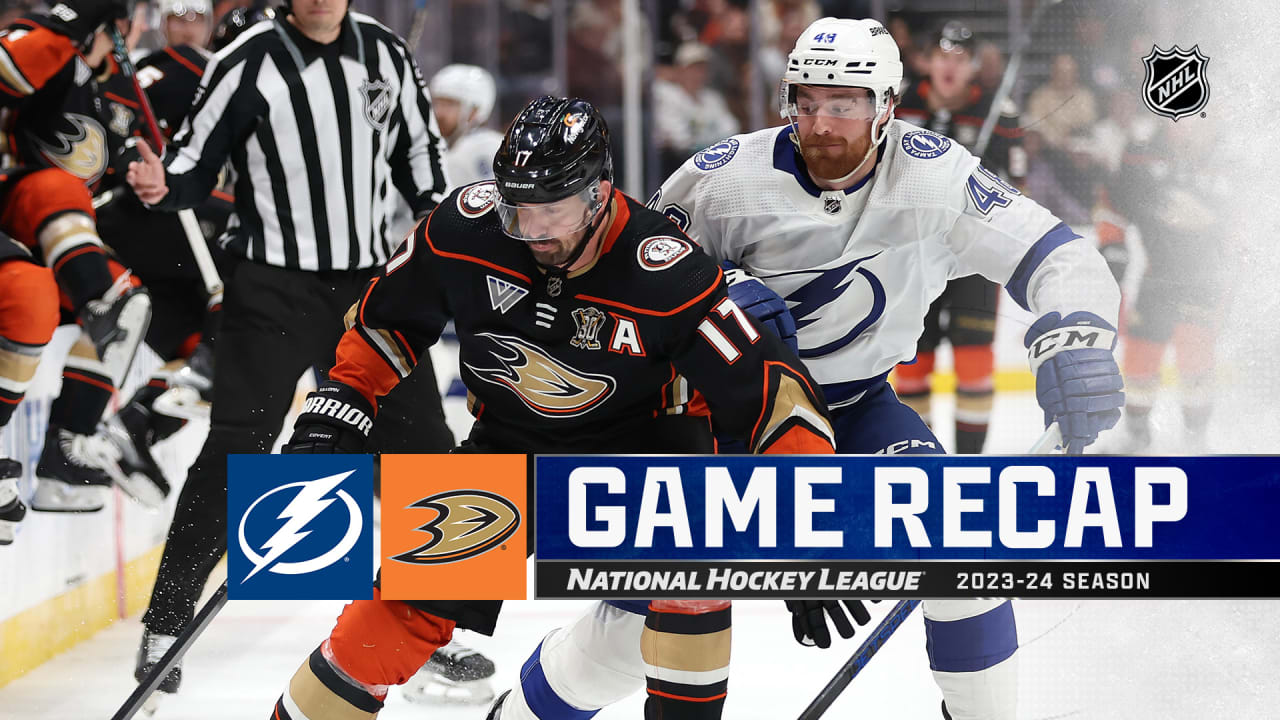 Cirelli, Lightning top Ducks in OT, extend point streak to 7 | NHL.com