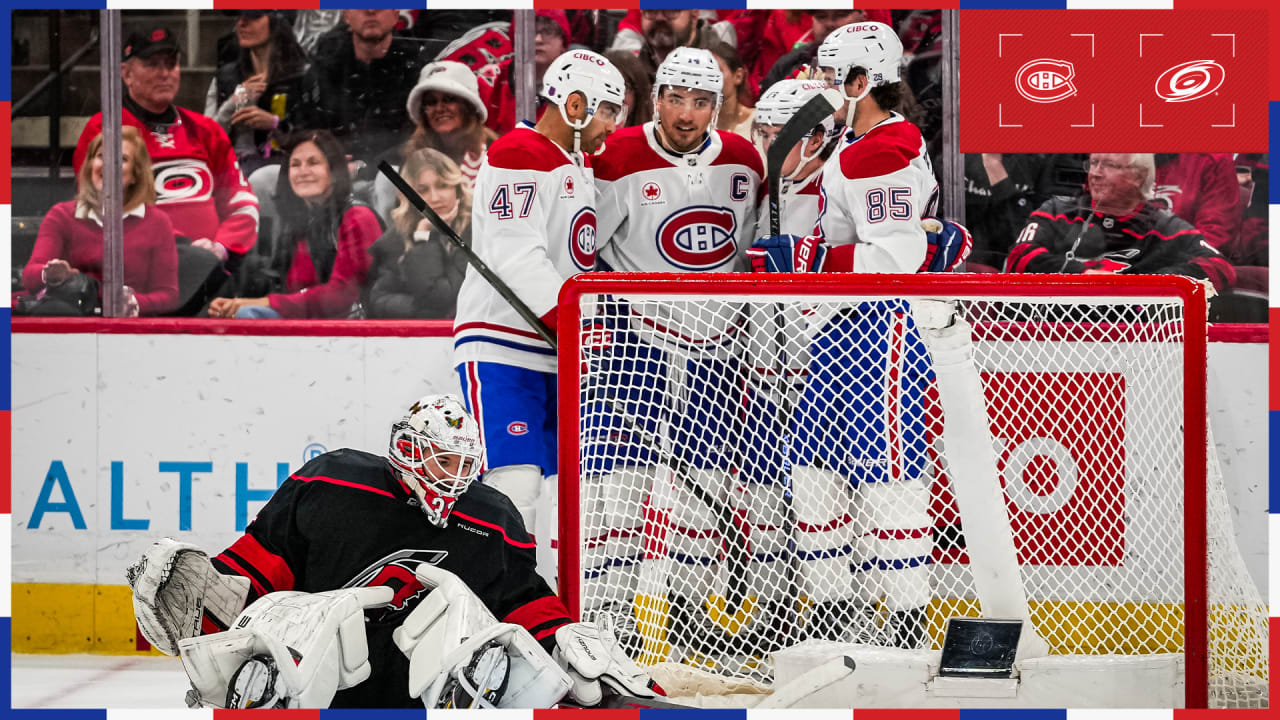 MTL@CAR: Game recap | Montréal Canadiens
