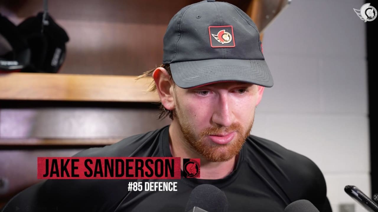 Jake Sanderson Media Availability - Nov. 4 | Ottawa Senators