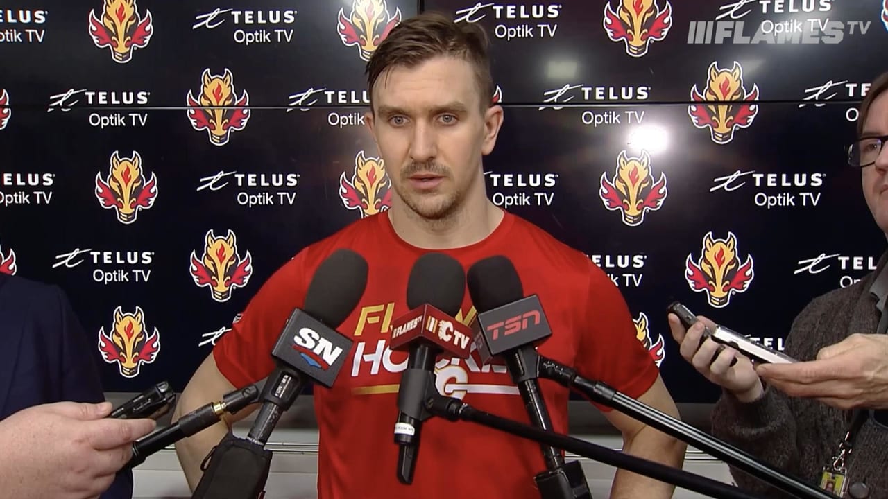 Postgame Backlund - 02.04.24 | Calgary Flames