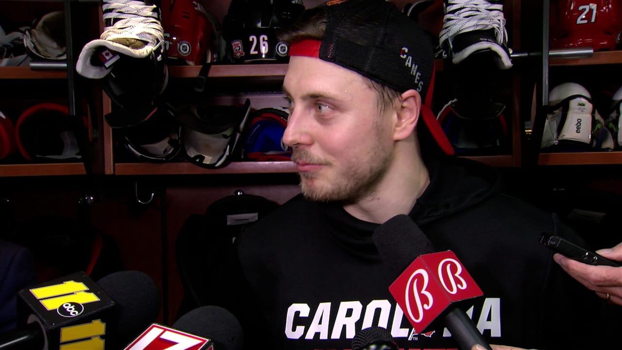Postgame Quotes: Jesper Fast | Carolina Hurricanes