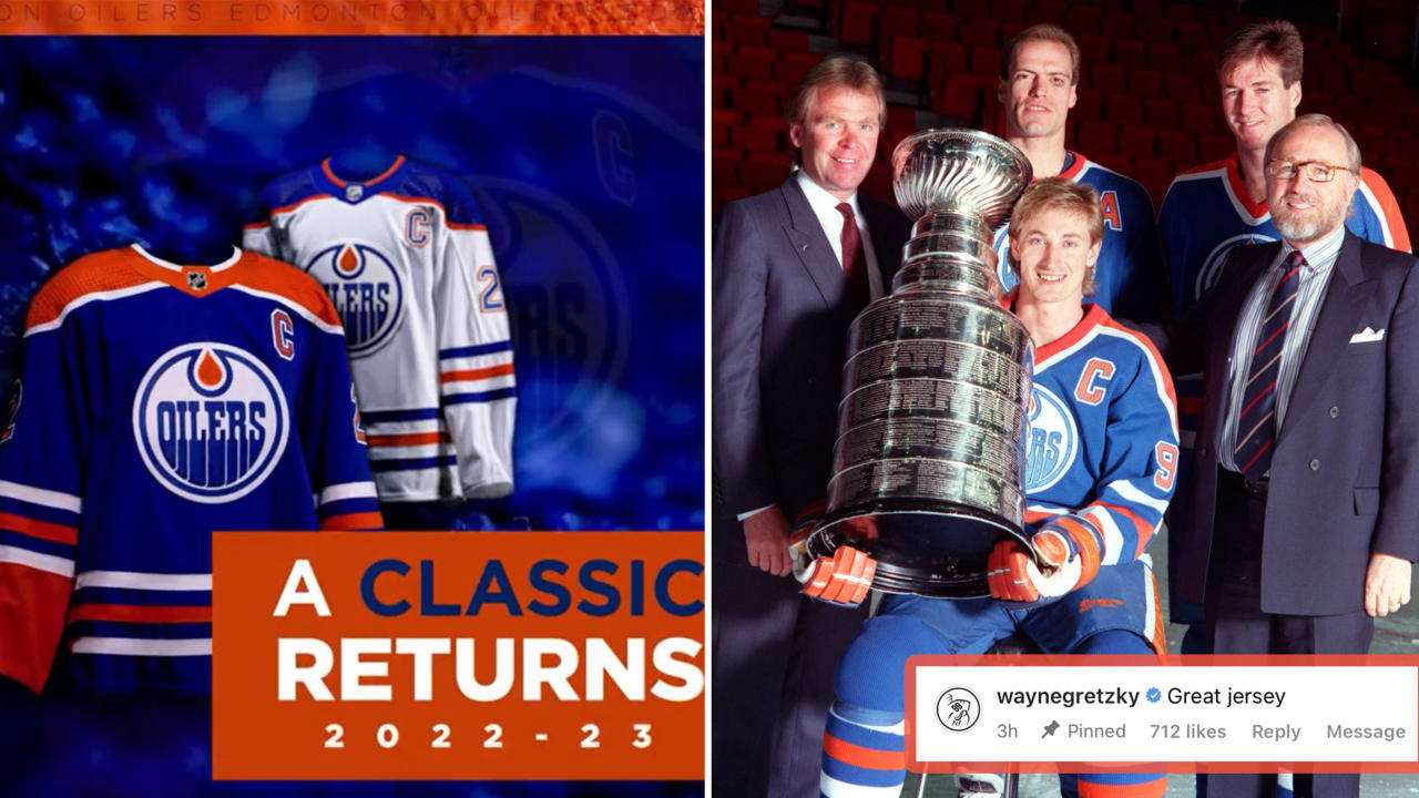 Oilers return to original uniforms for 2022-23 season, Gretzky approves ...