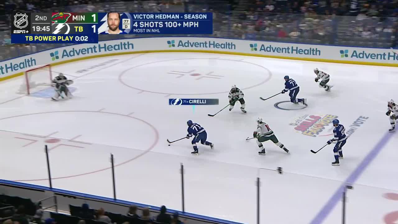 Anthony Cirelli with a Short Goal vs. Minnesota Wild | NHL.com