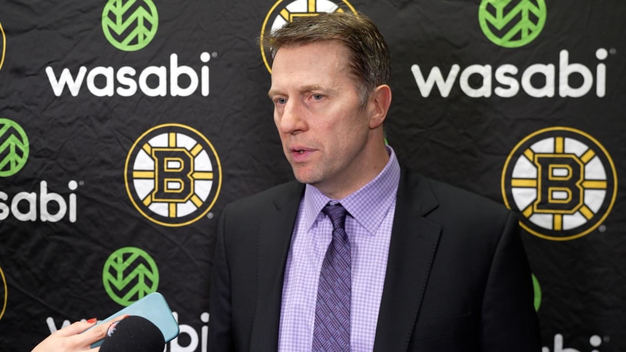 Press Room: Joe Sacco | Boston Bruins