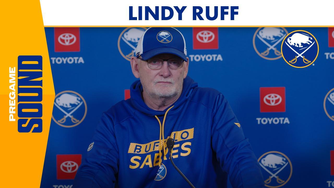 Ruff | Pregame vs. CAR | Buffalo Sabres
