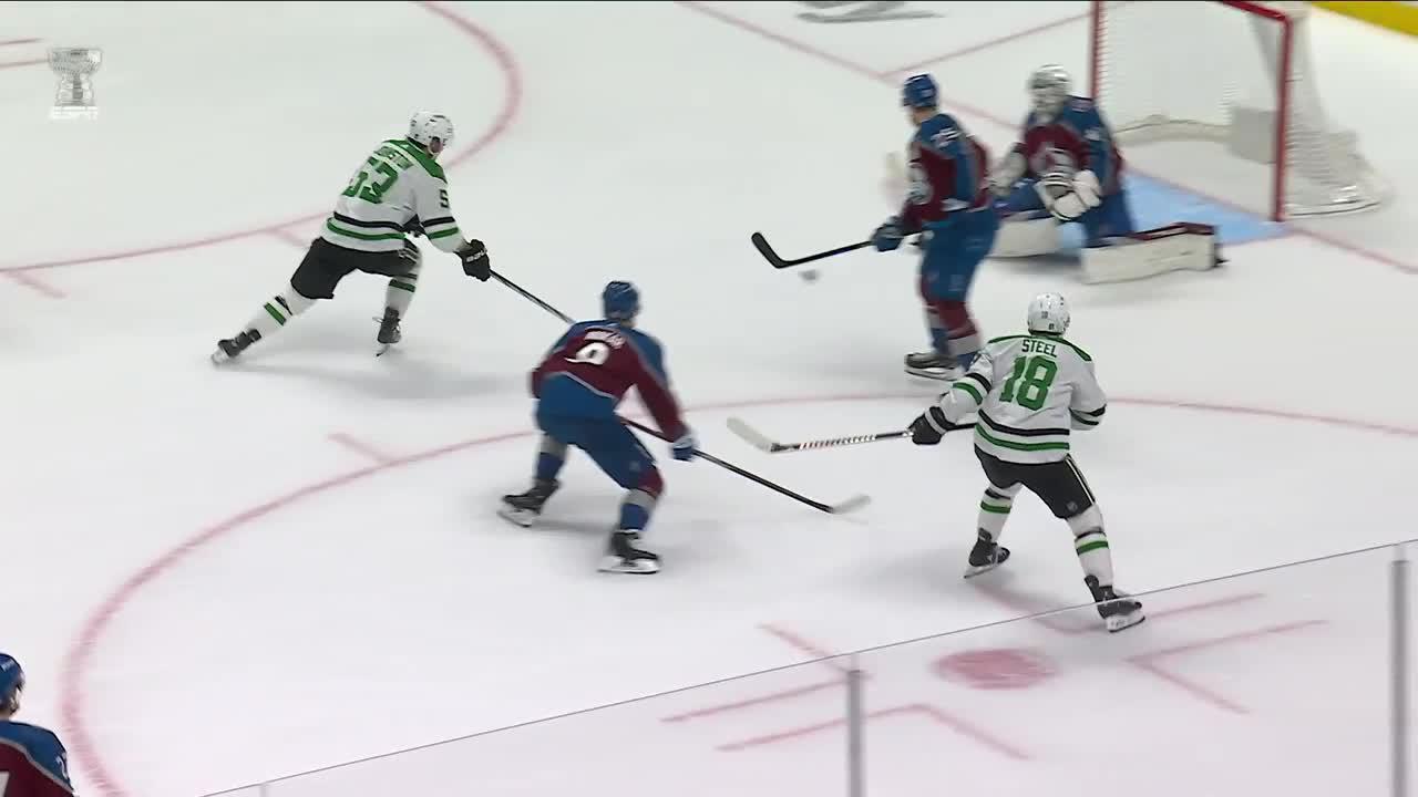 DAL@COL: Johnston scores goal against Alexandar Georgiev | Dallas Stars