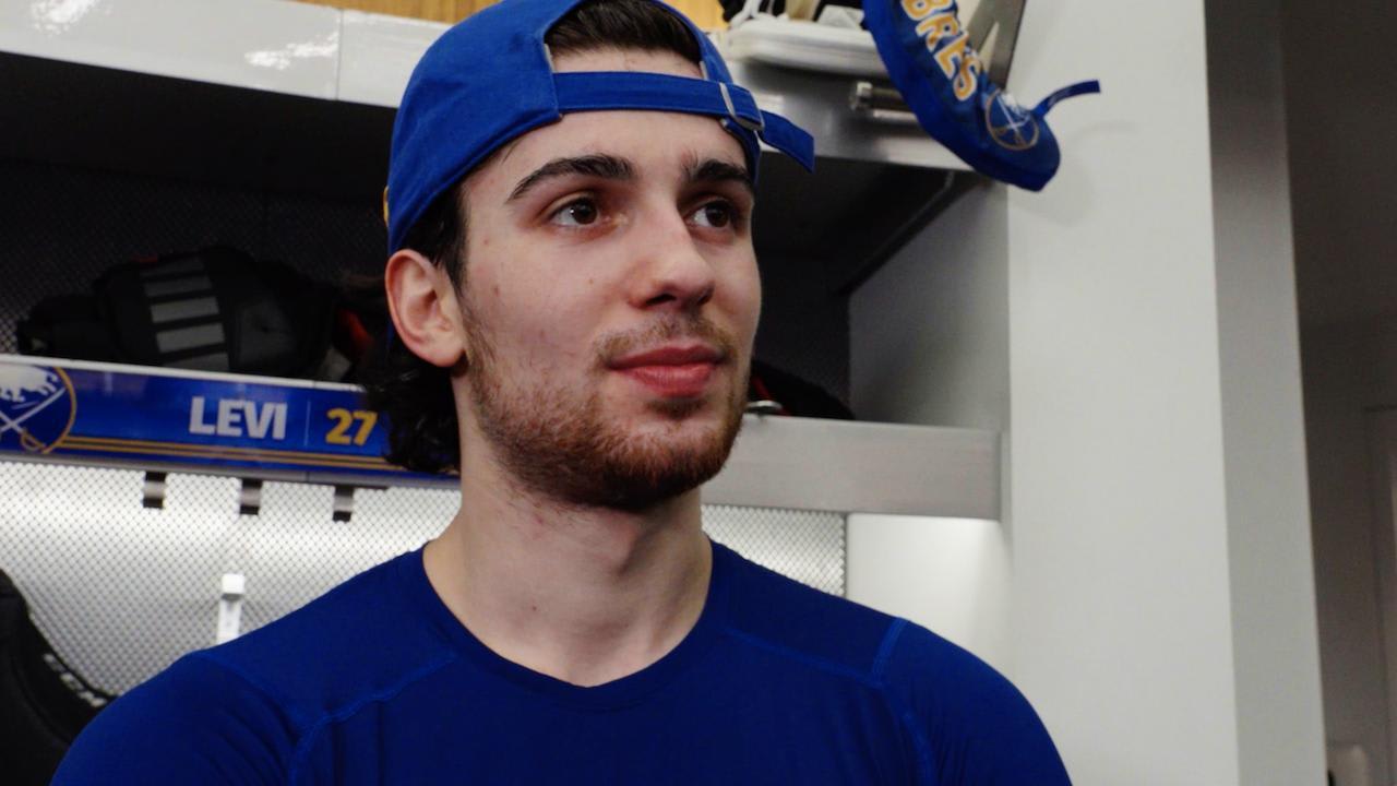 Levi after practice | Buffalo Sabres