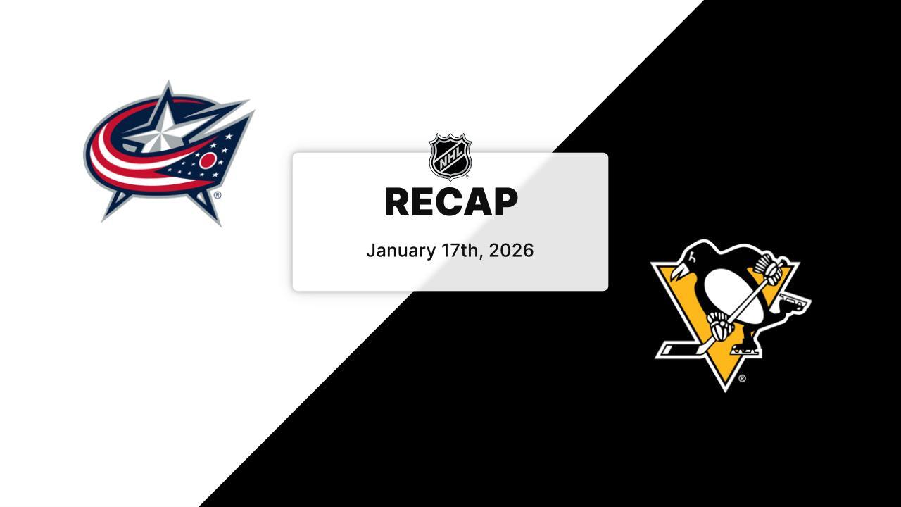 CBJ at PIT | Recap | Columbus Blue Jackets