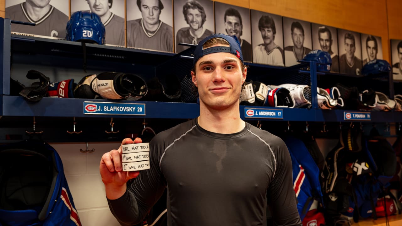 Prvý hetrik v kariére. Slafkovský žiari ďalej | NHL.com/sk