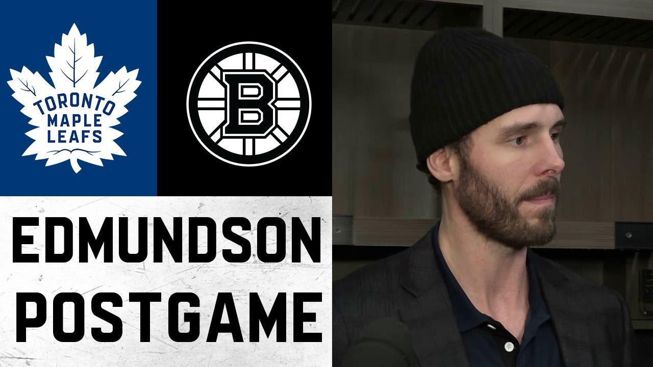 Joel Edmundson | Post Game | Toronto Maple Leafs