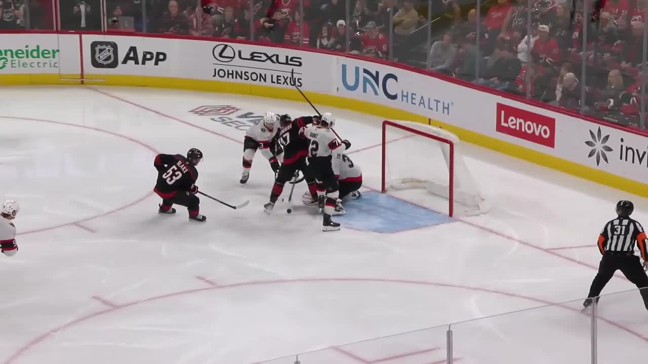 OTT@CAR: Blake scores PPG against Anton Forsberg | NHL.com