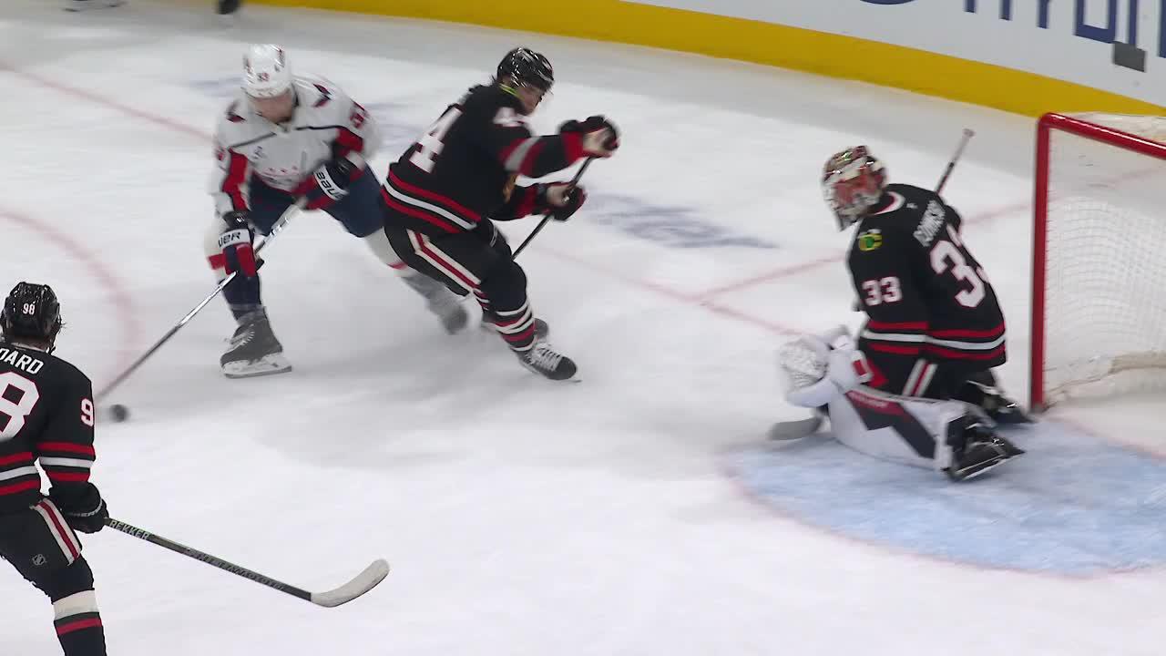 WSH@CHI: Frank scores goal against Drew Commesso | Washington Capitals