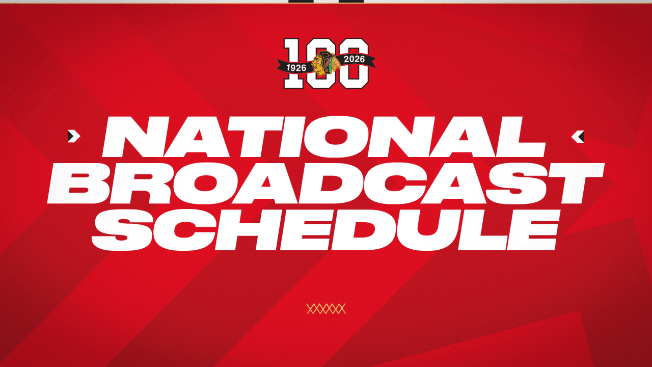 RELEASE: Blackhawks Announce 2025-26 National TV Schedule | Chicago ...