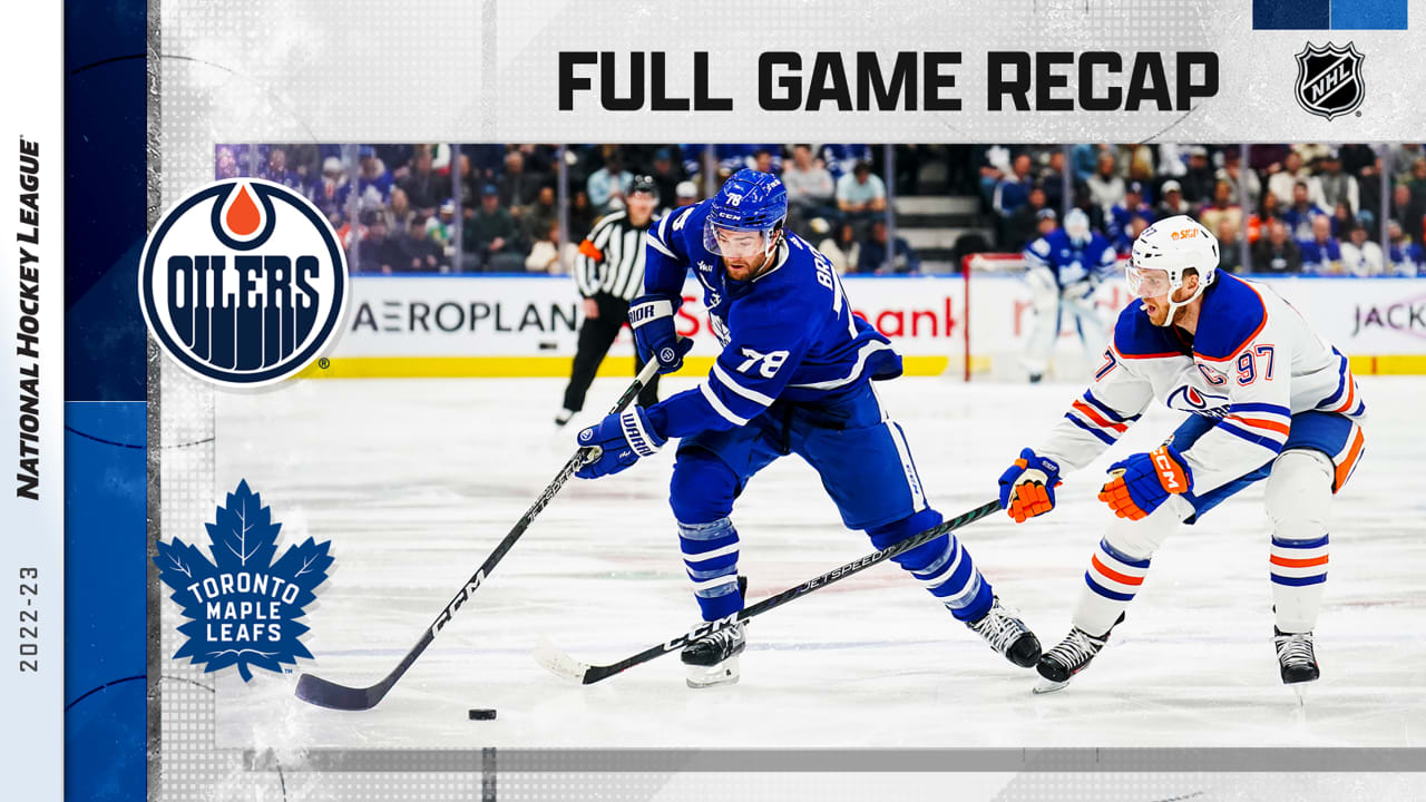 Recap: TOR 7, EDM 4 | Toronto Maple Leafs