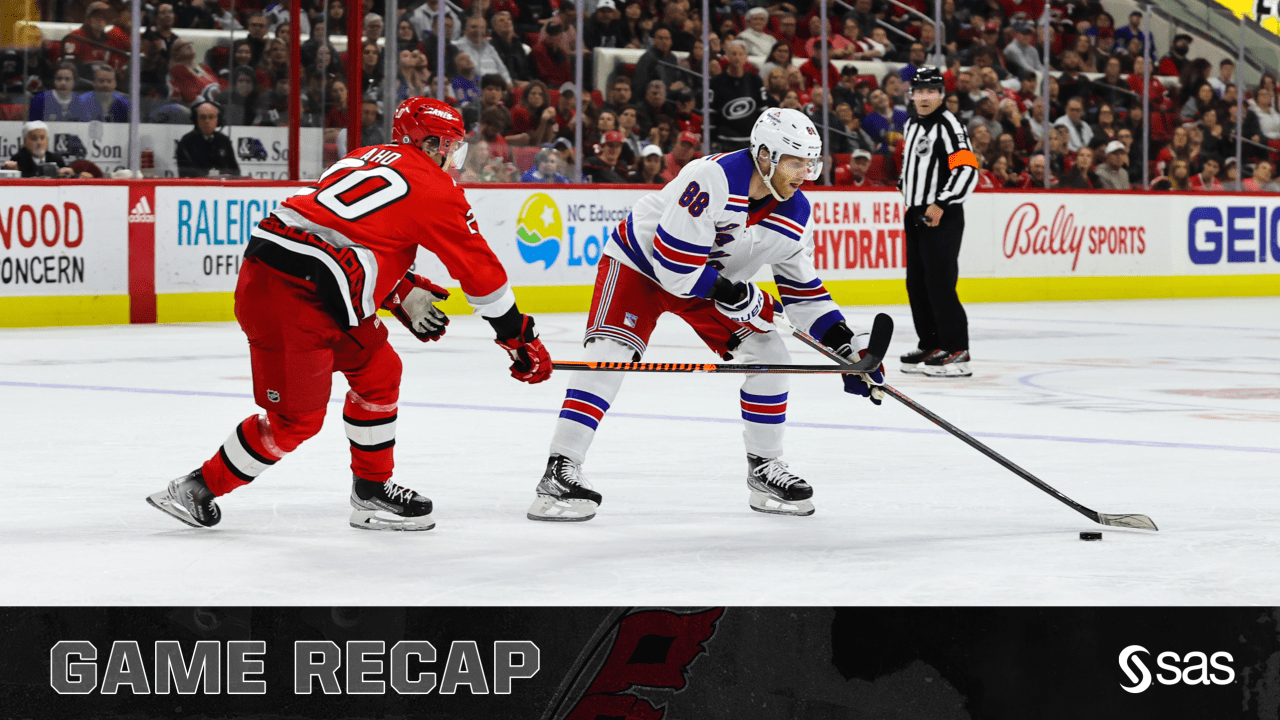 Recap: Rangers Take Tight Victory Over Canes | Carolina Hurricanes