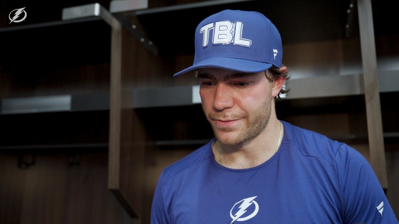 Brayden Point | Postgame at Washington Capitals | Tampa Bay Lightning