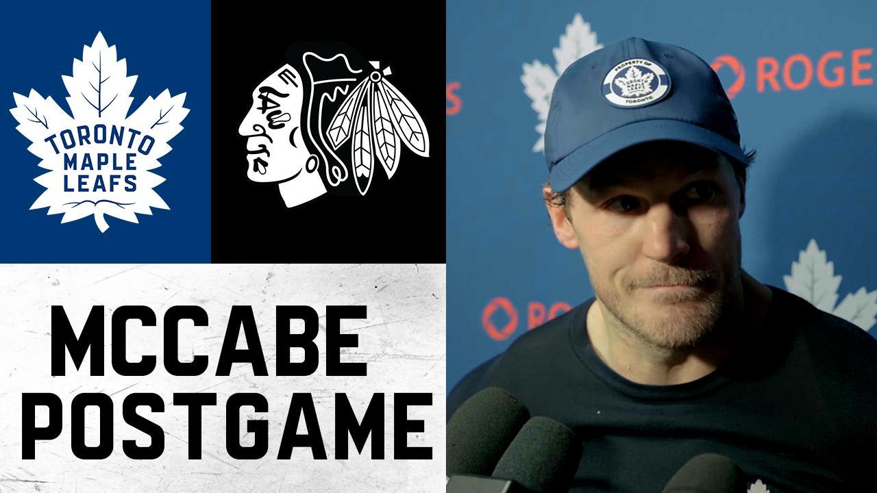 Jake McCabe | Post Game vs Chicago Blackhawks | November 15, 2025 ...