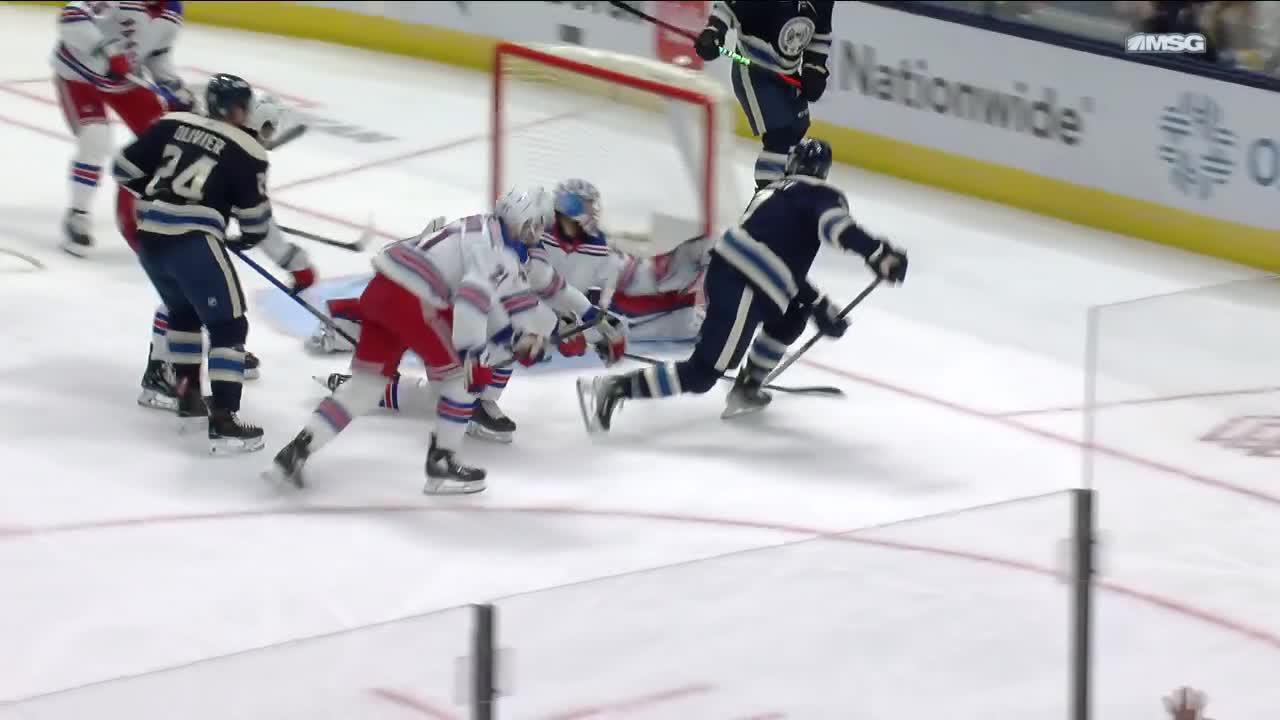 NYR@CBJ: Quick with a great save | New York Rangers