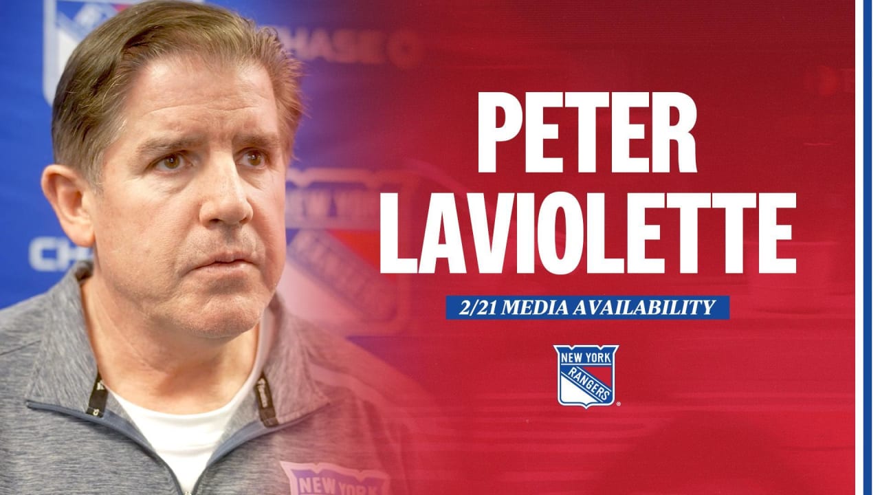 Practice: Laviolette | New York Rangers