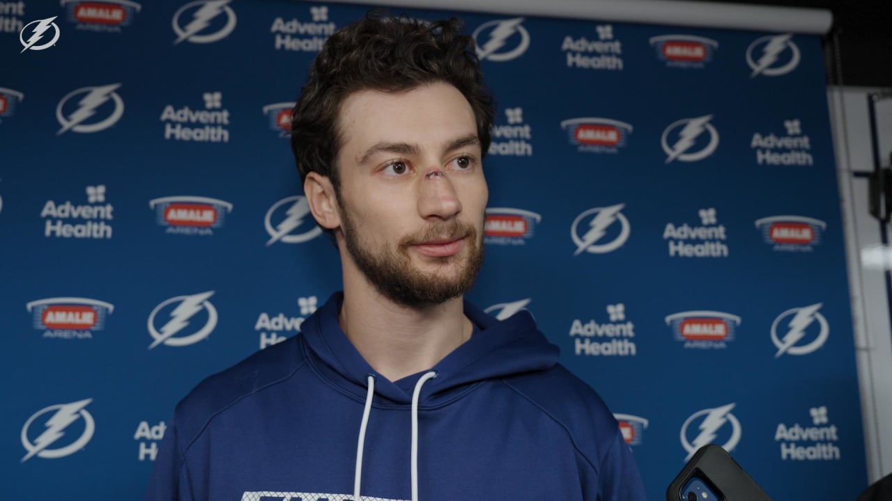 Anthony Cirelli | Pregame vs San Jose Sharks | Tampa Bay Lightning