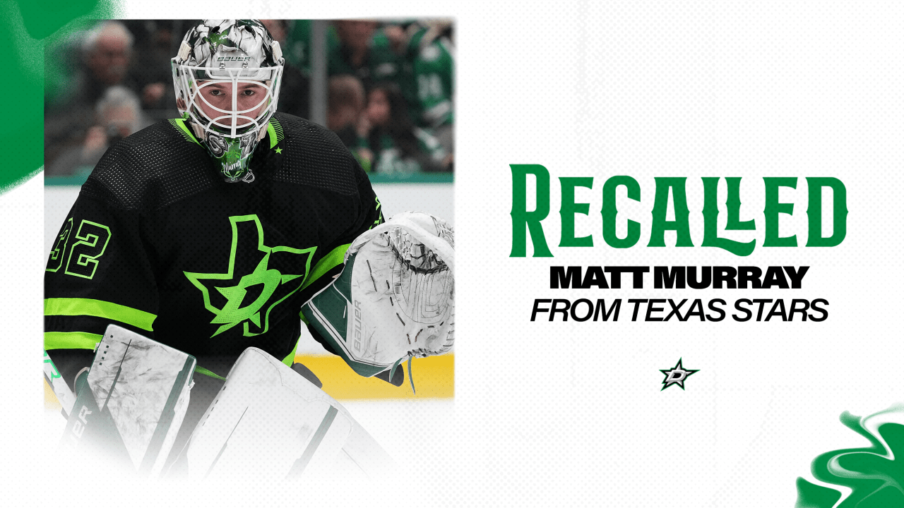 Dallas Stars recall goaltender Matt Murray from Texas | Dallas Stars